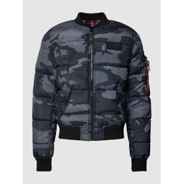 Alpha Industries Steppjacke mit Camouflage-Muster