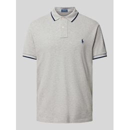 Polo Ralph Lauren Custom Slim Fit Poloshirt mit Logo-Stitching