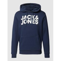 Jack & Jones Hoodie mit Label-Detail Modell 'ECORP'