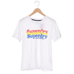 Superdry Damen T-Shirt, weiß, Gr. 42