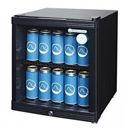 Gastro-Cool KW50 Getränkekühlschrank 46 Liter schwarz/schwarz, LED