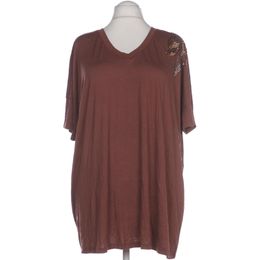 Ulla Popken Damen T-Shirt, bordeaux, Gr. 54