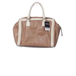 Abro Damen Handtasche, beige, Gr.