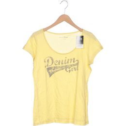 Tom Tailor Denim Damen T-Shirt, gelb, Gr. 42