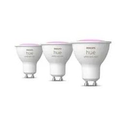 Philips Hue White & Color Ambiance GU10 LED Lampe 400lm - 3er-Set - Weiß