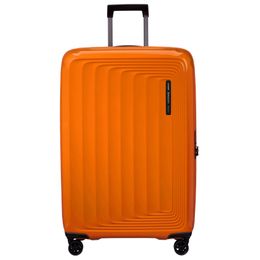 Hartschalen-Trolley Samsonite "NUON 75" Gr. B/H/T: 49 cm x 75 cm x 30 cm 100 l, orange (papaya orange) Koffer geräumiger Koffer, Trend Reisegepäck Reisekoffer TSA-Zahlenschloss