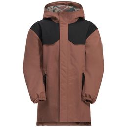 Funktionsparka Jack Wolfskin "TEEN 2L INS PARKA G" Gr. 128, braun (wild, ginger) Kinder Jacken