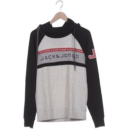 Jack & Jones Jack & Jones Herren Kapuzenpullover, grau, Gr. 46