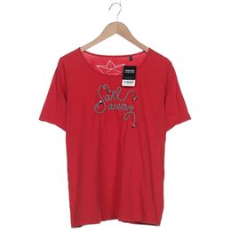 Ulla Popken Damen T-Shirt, rot, Gr. 46