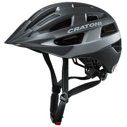 Fahrradhelm Cratoni "Velo-X" Gr. 52, schwarz (schwarz, matt), Helme, 52/56 Kopfumfang: 52cm - 56cm, matt