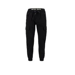 Jogginghose Alpha Industries "Alpha Industries Men - Pants Ripstop Jogger" Gr. L, Normalgrößen, schwarz (black) Herren Hosen