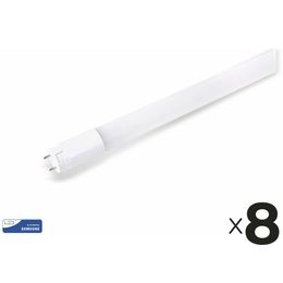 V-TAC LED-R&ouml;hre VT-151, EEK: F, 20 W, 2100 lm, G13, 4000 K, 150 cm, 8 St&uuml;ck