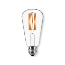 Blulaxa LED-Filament-Lampe, ST64, E27, EEK: A, 3,8W, 806lm, 3000K