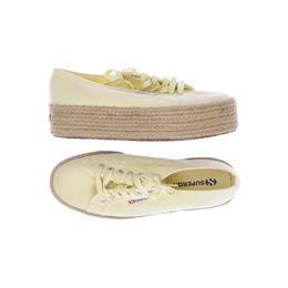 Superga Damen Sneakers, gelb, Gr. 41