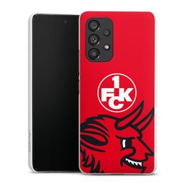 DeinDesign Galaxy A53 5G Handy Premium Case Smartphone Handyh&uuml;lle Schutzh&uuml;lle matt 1. Fck Devil 1. Fc Kaiserslautern Premium Case