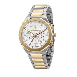 Maserati Analog Watch male Silver size One Size