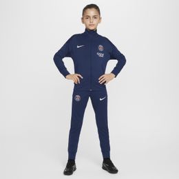 Paris Saint-Germain Academy Pro Nike Dri-FIT Fußball-Trainingsanzug aus Strickmaterial für ältere Kinder - Blau