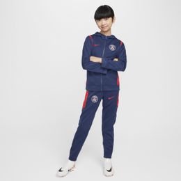 Paris Saint-Germain Nike Fußball-Tracksuit aus Webstoff (ältere Kinder) - Blau