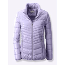 WITT Damen Steppjacke mit abzippbaren &Auml;rmeln, flieder, Gr&ouml;&szlig;e 44
