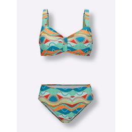 feel good Damen Bikini, topas-papaya-bedruckt, Gr&ouml;&szlig;e 44C