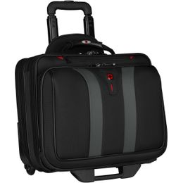 Business-Trolley Wenger "Granada" Gr. B/H/T: 42 cm x 35 cm x 25 cm 24 l, schwarz (schwarz, grau, grau) Koffer Taschen Handgepäck-Koffer Reisegepäck mit 17,3-Zoll Laptopfach