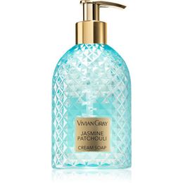 Vivian Gray Gemstone Jasmine & Patchouli cremige Seife für die Hände 300 ml