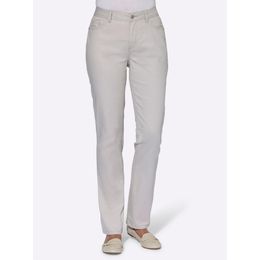 Bequeme Jeans Casual Looks Gr. 21, Kurzgrößen, grau (hellgrau) Damen Jeans