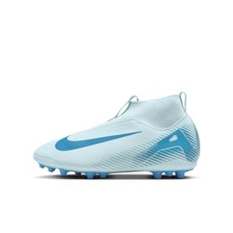 Nike Jr. Mercurial Superfly 10 Academy AG High-Top-Fußballschuh (jüngere/ältere Kinder) - Blau