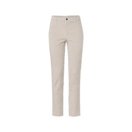 Tchibo Gestreifte Stretch-Twill-Hose - Creme/Gestreift - Gr.: 50