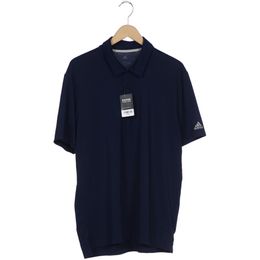 Adidas Herren Poloshirt, marineblau, Gr. 52