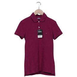 Tommy Hilfiger Damen Poloshirt, bordeaux, Gr. 34