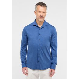 Langarmhemd Eterna "SLIM FIT" Gr. 38, Normalgrößen, blau Herren Hemden