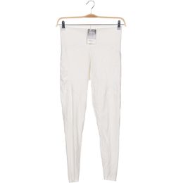 Oysho Damen Stoffhose, cremeweiß, Gr. 0