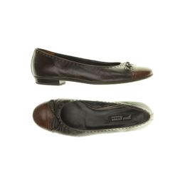 Paul Green Damen Ballerinas, braun, Gr. 6.5