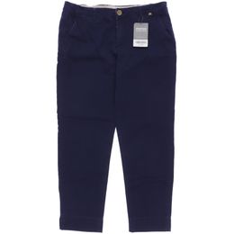 Zara Damen Stoffhose, blau, Gr. 164