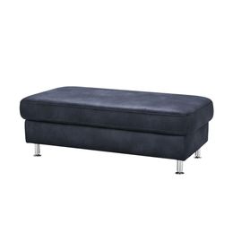 Mein Sofa bold XXL Hocker Veit ¦ blau ¦ Maße (cm): B: 130 H: 46 T: 65