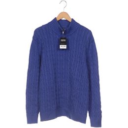 LANDS' END Lands End Herren Pullover, blau, Gr. 52