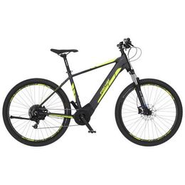 FISCHER BIKE E-Bike FISCHER FAHRRAD "MONTIS 5.0i 504" E-Bikes Gr. 46 cm, 29 Zoll (73,66 cm), grau (schiefergrau matt) Pedelec, Elektrofahrrad für Damen u. Herren, MTB, Mountainbike