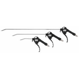 BGS-technic BGS TECHNIC Druckluft-Ausblaspistolen Set 3294, 3-teilig, 110...500 mm