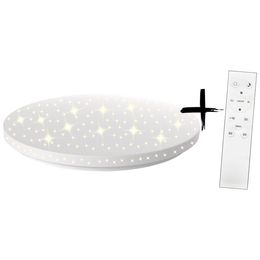 Blulaxa LED-Deckenleuchte, Promina-S, Sternenhimmel, 18W, CCT + Fernbedienung