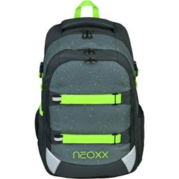 Schulrucksack neoxx "Active Pro, Boom" Gr. B/H/T: 31 cm x 45,5 cm x 24 cm, bunt (boom) Kinder Rucksäcke