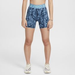 Nike Pro Dri-FIT Shorts (ca. 8 cm) (Mädchen) - Blau