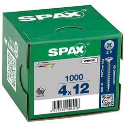 Spax® Universalschrauben Z2 Senkkopf WIROX 12mm x 4 mm, 1000 St.