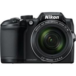 Hybrid-Kamera Coolpix B500 - Schwarz + Nikon Nikkor 40x Wide Optical Zoom ED VR 4-160mm f/3-6.5 f/3-6.5