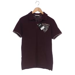 Scotch & Soda Scotch & Soda Herren Poloshirt, bordeaux, Gr. 48