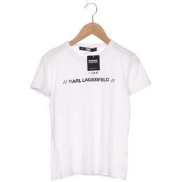 K by KARL LAGERFELD Karl by Karl Lagerfeld Damen T-Shirt, weiß, Gr. 34