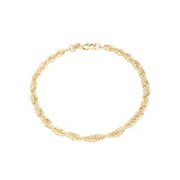 Goldarmband Amor "2014488" Armbänder Gr. Gelbgold 375, gelb (gelbgoldfarben) Damen