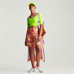 Adidas by Stella McCartney Printed Shine Rolltop Radlerhose