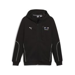 Sweatjacke Puma "BMW M Motorsport mit Kapuze Herren" Gr. XXL, schwarz (black) Herren Sweatjacken