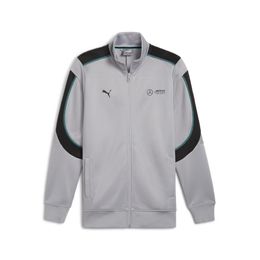 Sweatjacke Puma "Mercedes-AMG Petronas F1 MT7+ Trainingsjacke Herren" Gr. XL, grau (team silver gray) Herren Sweatjacken